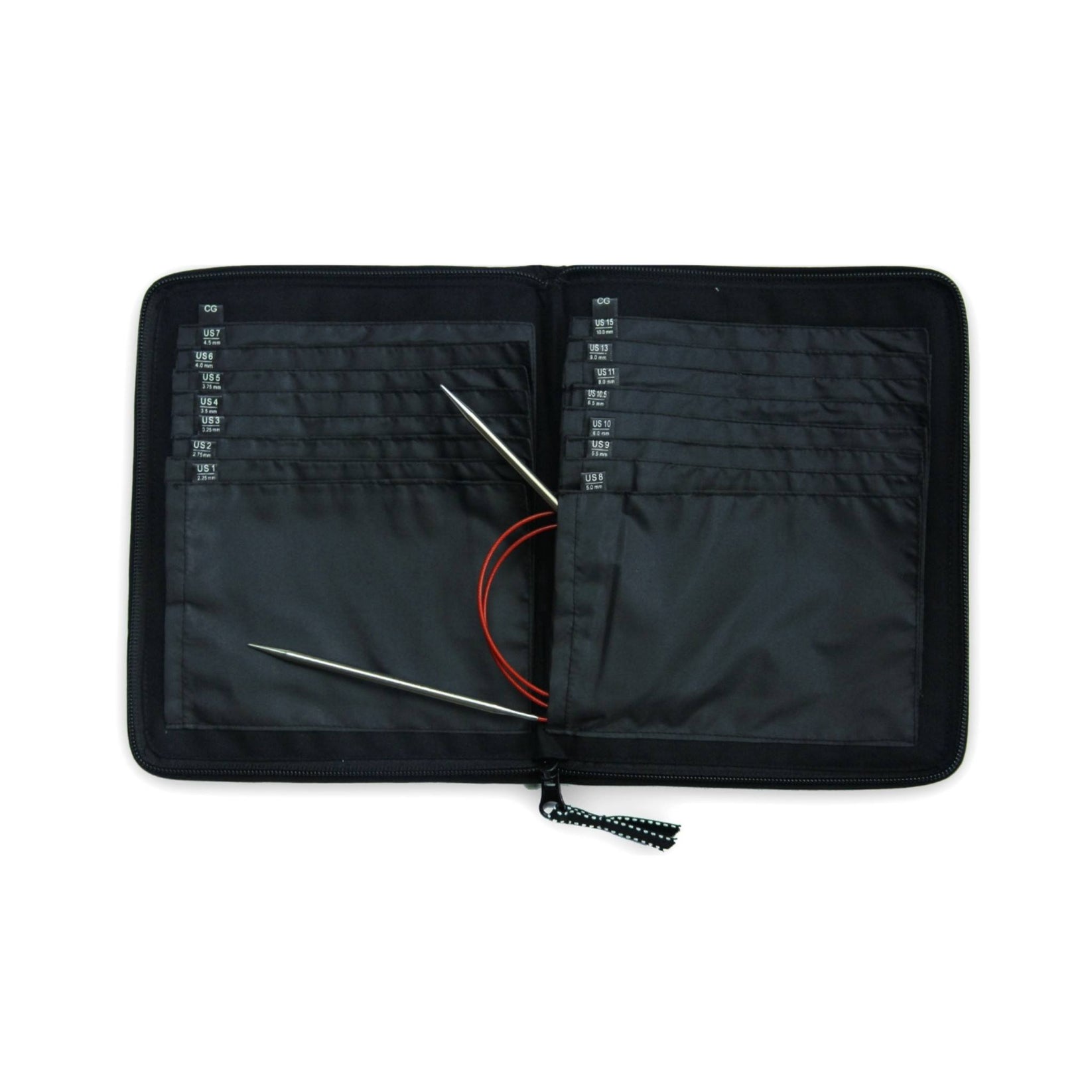 ChiaoGoo oppbevaringsmappe til Rundpinner – organisert og stilfull opp – Strikkeredet Design